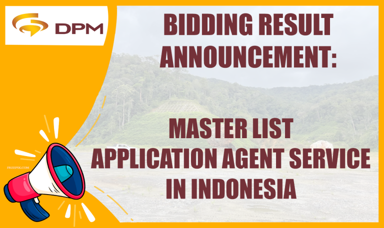 Bidding Result Announcement: Master List Application Agent Service in Indonesia - PT Dairi Prima ...